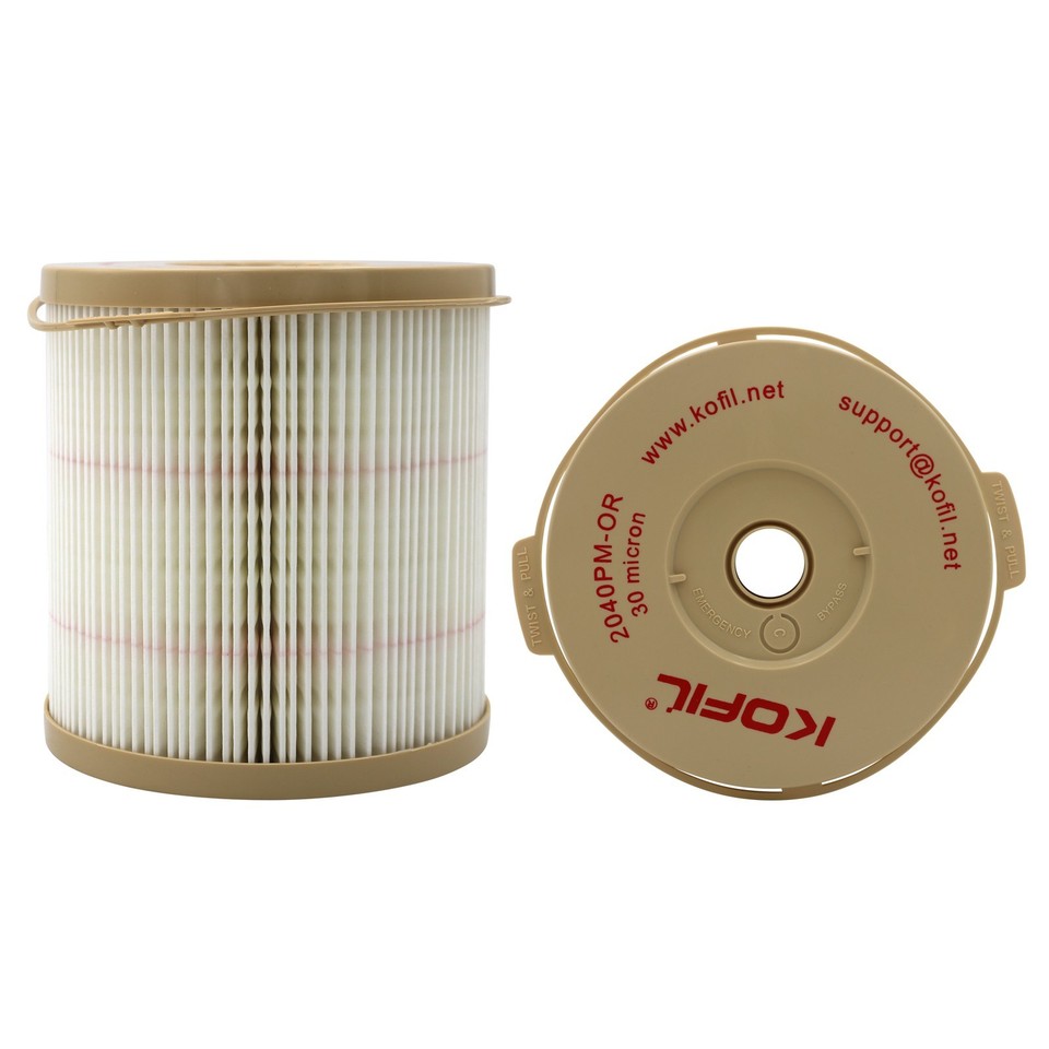 12Pack 2040PM 30 Micron Fuel/Water Separator Filter Element For Racor ...