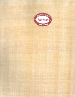 EXCEPTIONNEL >> VERITABLE FEUILLE DE PAPYRUS / A4 4f | eBay