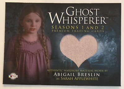 2009 Breygent GHOST WHISPERER🔥Abigail BRESLIN as Sarah Applewhite ...