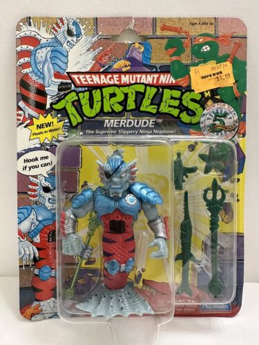 TMNT Ninja Turtles 1992 MERDUDE Playmates Action Figure New Sealed MOC ...