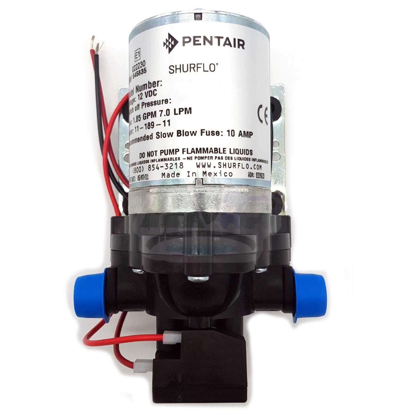 SHURFLO TRAILKING 12V 30PSI 10.6 L/MIN WATER PUMP FOR CARAVAN CAMPERVAN ...