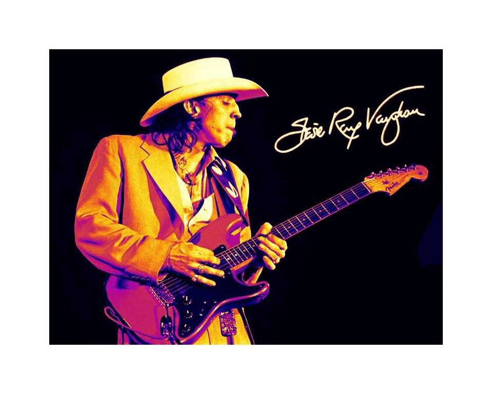 Stevie Ray Vaughan 8x10 Signed Photo Print Rock Blues Music Autographed ...