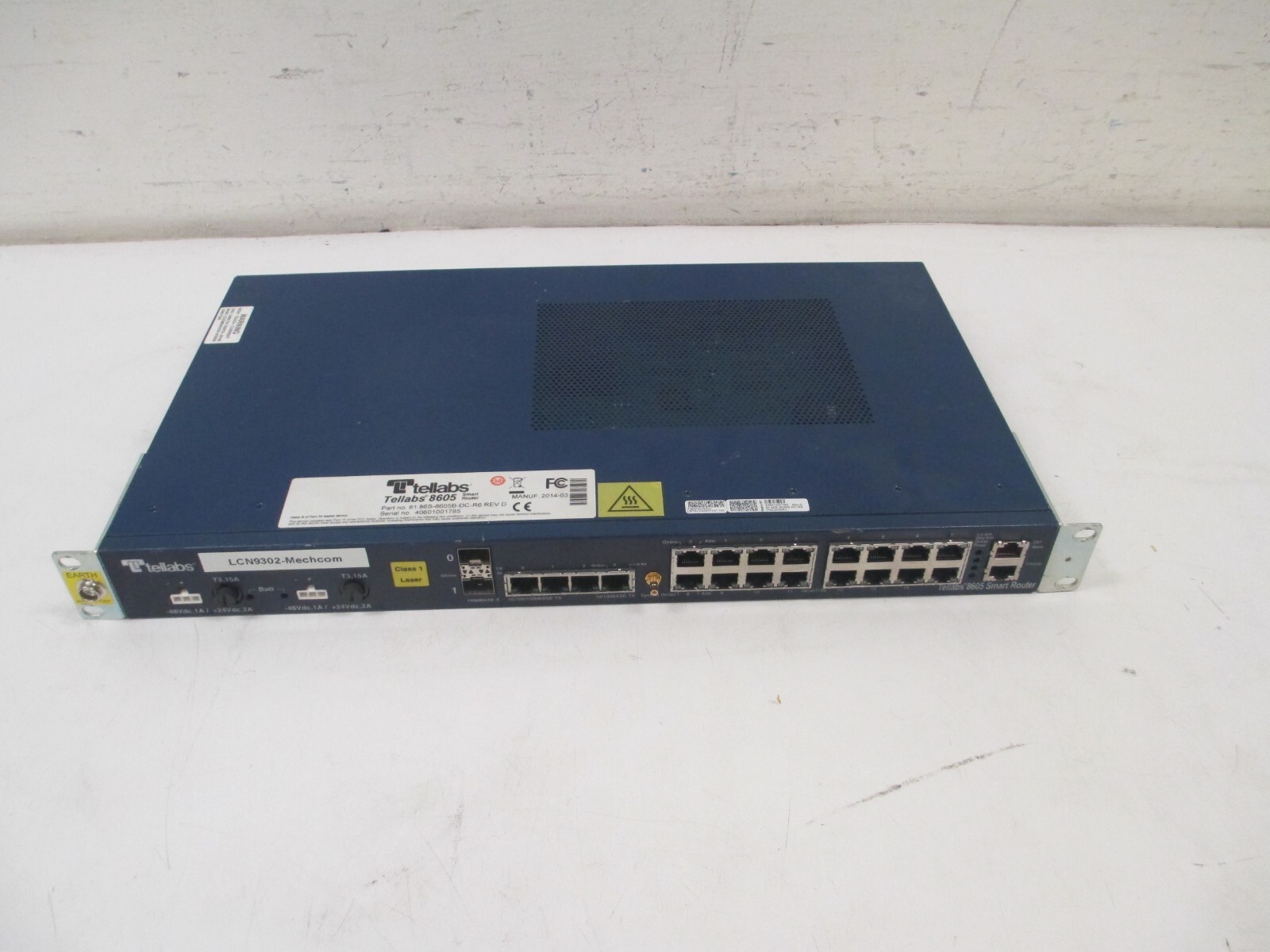 Tellabs 8605 Smart Router 81.86S-8605B-DC-R6 REV D | eBay
