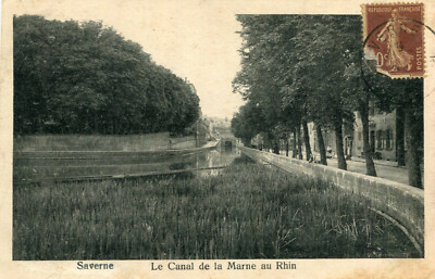 Carte SAVERNE ZABERN Le Canal de la Marne au Rhin | eBay