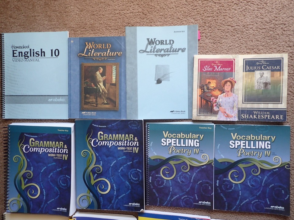 Abeka 10th Grade Curriculum Lot of 28 Teacher & Student Books Like New ...