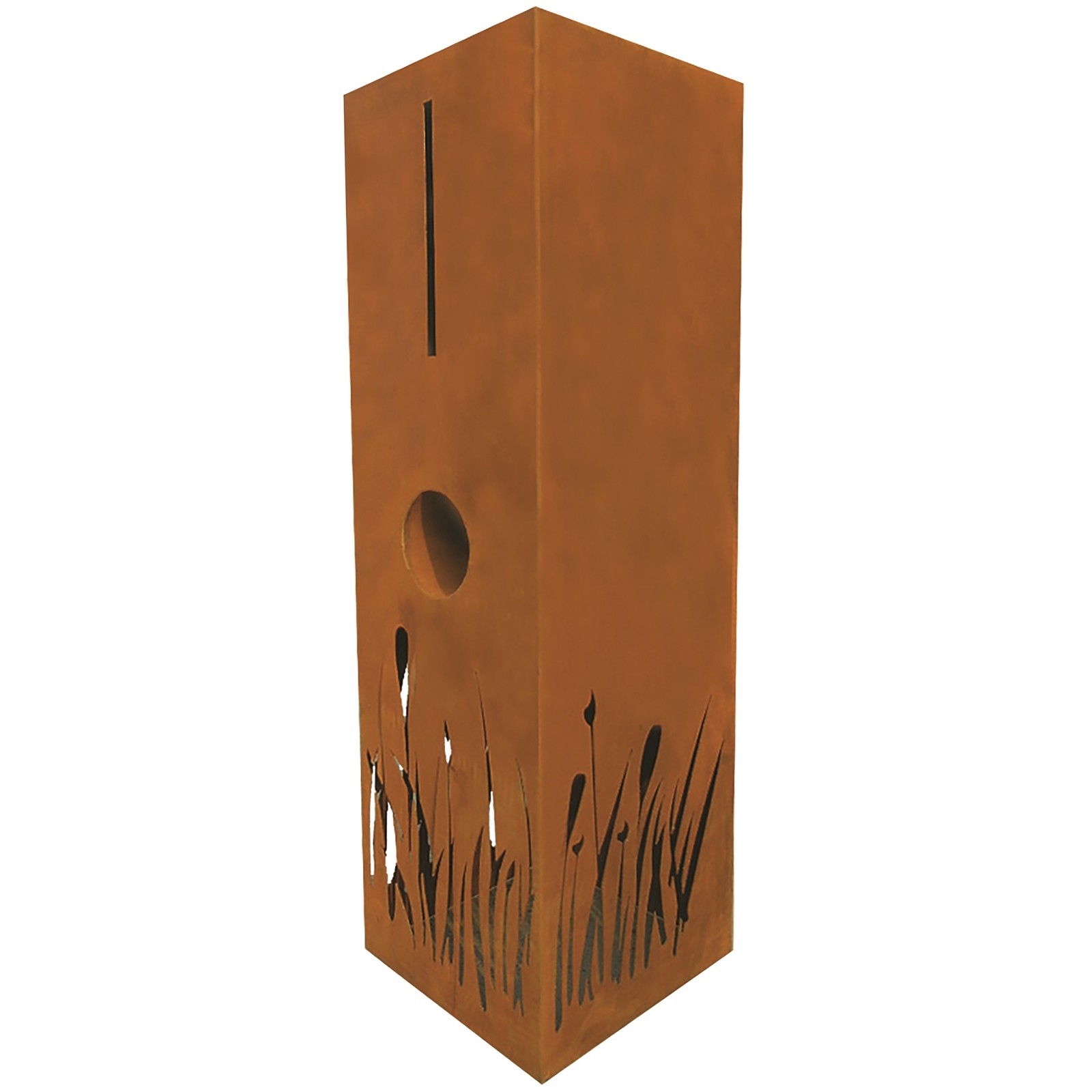 NEW Contemporary Design Rustic Steel Rust Finish Vista Letter Box ...