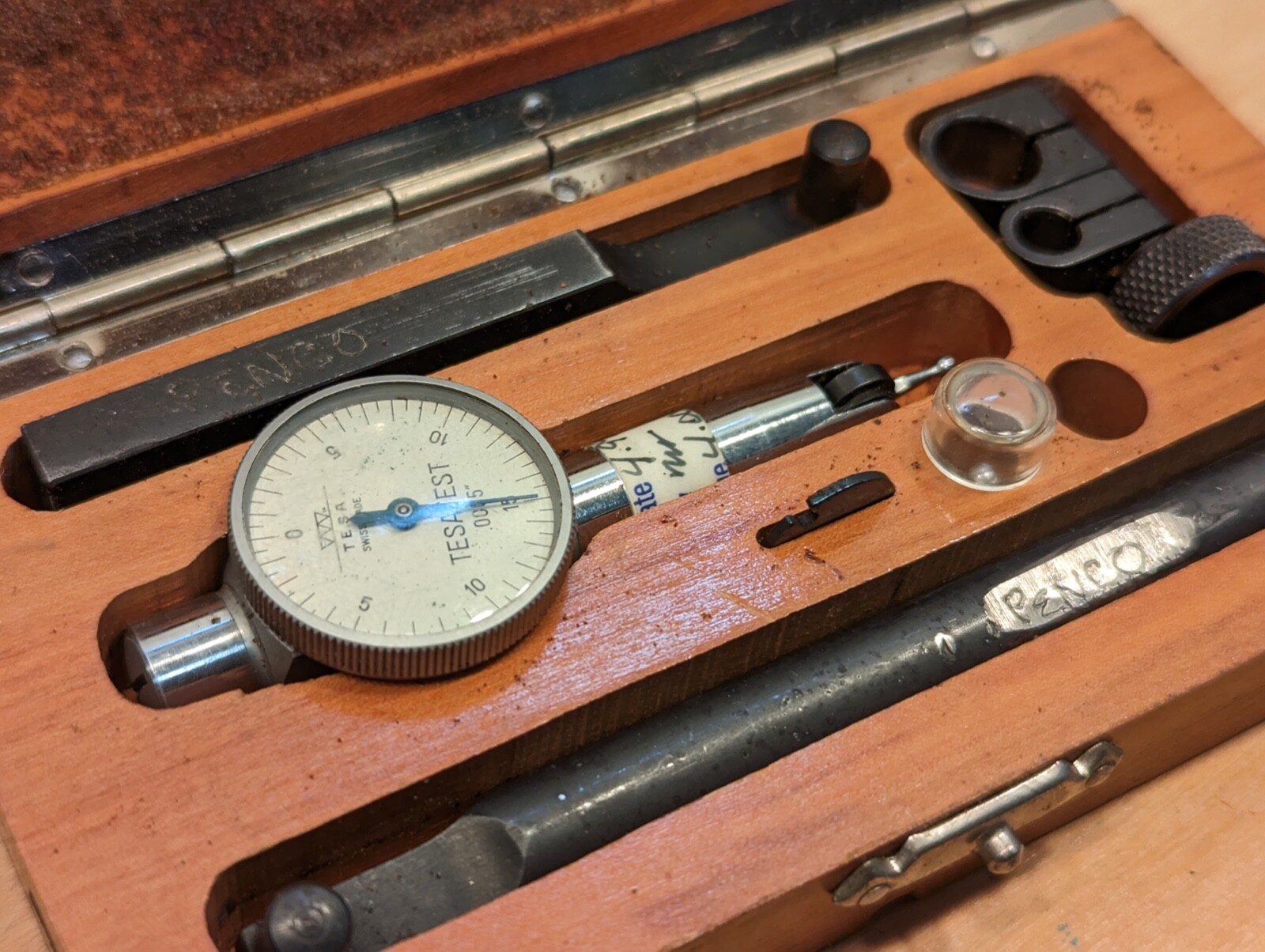 Tesa Tesatast Test Dial Indicator .0005” Jeweled Swiss Made ...