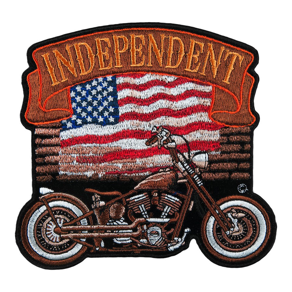 American Independent Vintage Ride Patch, Patriotic Back Patches | eBay