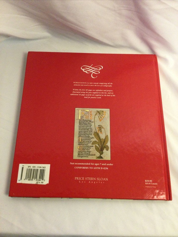 CALLIGRAPHY WORKSTATION book Manda Hanson | eBay
