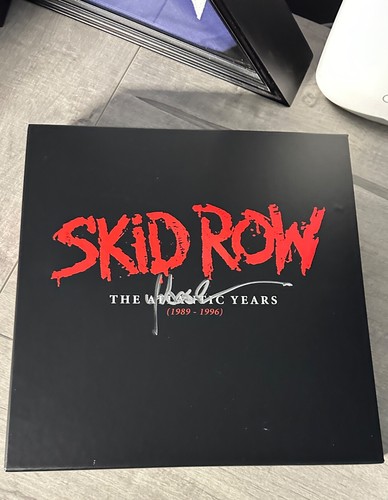 Skid Row The Atlantic years Empty Vinyl Box Autographed Signed by ...