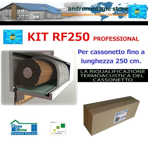 RF250 PROFESSIONAL KIT RENOVA SYSTEM per isolare cassonetto fino L=250CM 685071319338 | eBay
