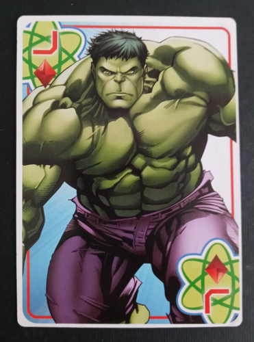 Marvel Avengers Assemble Jumbo Playing Card Hulk Jack Diamonds | eBay