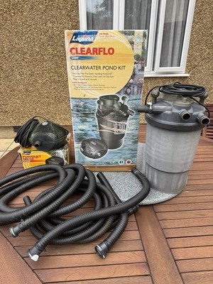 Laguna Clear Flo 5000 Pond Filter Kit, Pump, Extras | eBay UK