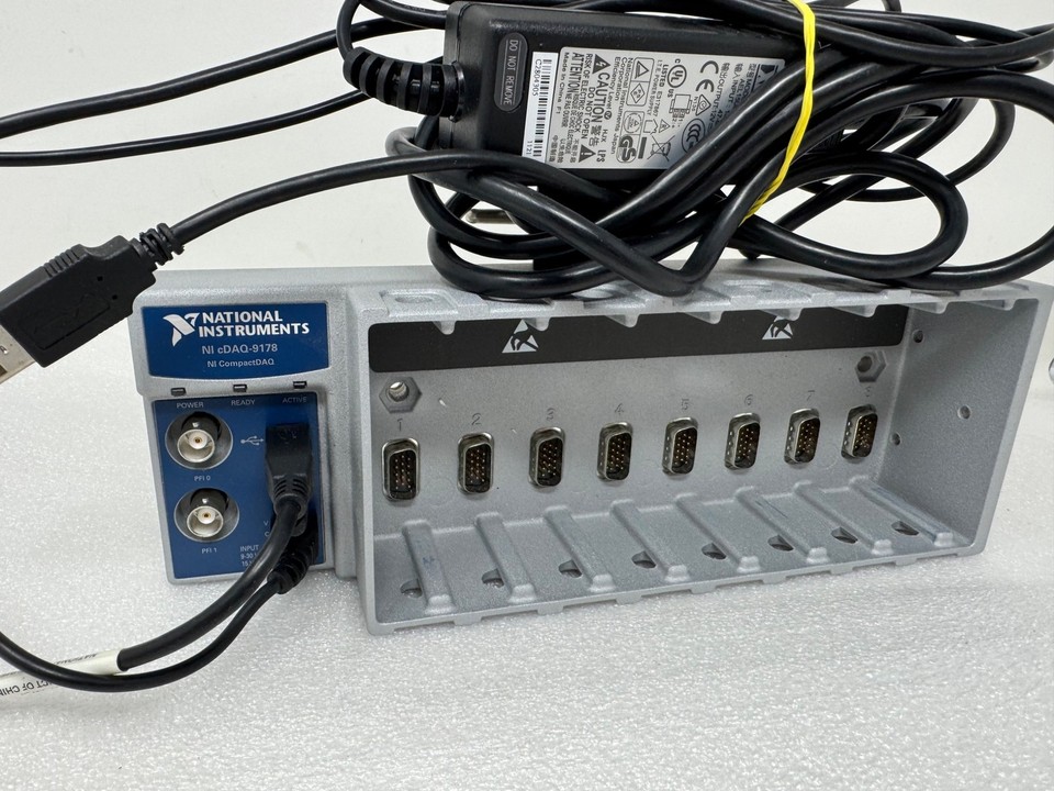 National Instruments NI cDAQ-9178 CompactDAQ Chassis 8-Slot AC adapter ...