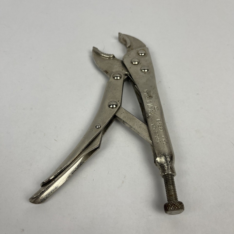 Locking Pliers, 7-inch Curved Jaw Vice Grips pliers Sliver | eBay