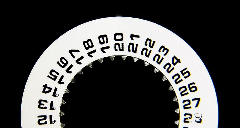 Genuine Rolex Datejust 26mm Caliber 2235 79001 White Date Disc for ...