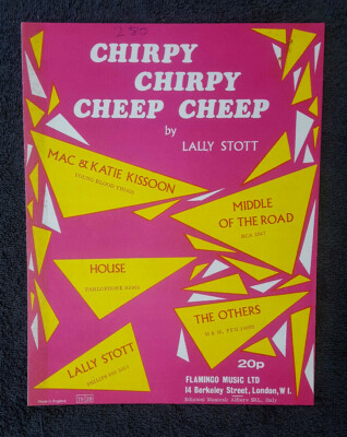 Chirpy Chirpy Cheep Cheep Lally Stott sheet music score / publication ...