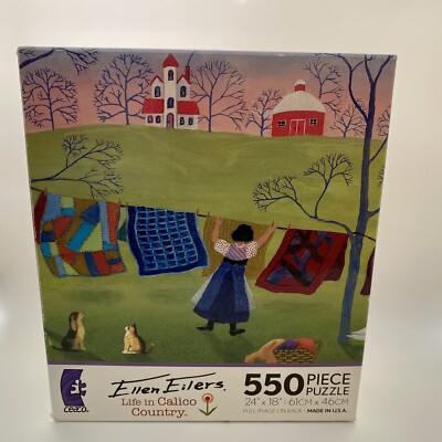 550 Piece Jigsaw Puzzle ~Ellen Eilers Life in Calico County~ New in sealed box | eBay