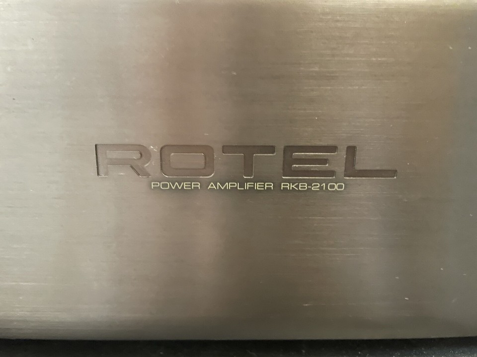 HTF Rotel RKB-2100 2 Channel 200W 2 X 100W Black Power Amplifier | eBay