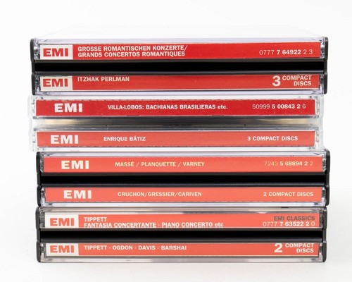 10 EMI Classics CDs Classical Villa-Lobos Enrique Batiz Tippett Masse ...