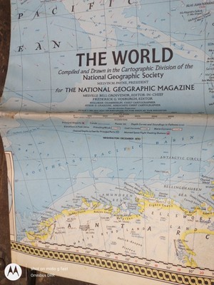 The World Map December 1970 National Geographic Society | eBay