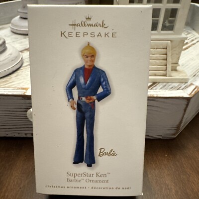2010 Hallmark Keepsake ~ SuperStar Ken ~ Barbie Ornament ~ Brand New In ...