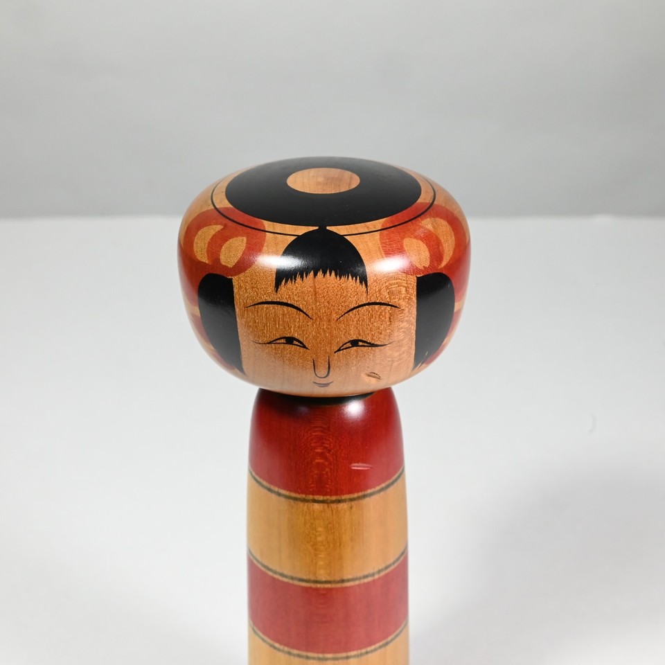 Master YOSHITAKA TAKAHASHI Kokeshi "RINGS" TSUCHIYU School Signed Japan ...
