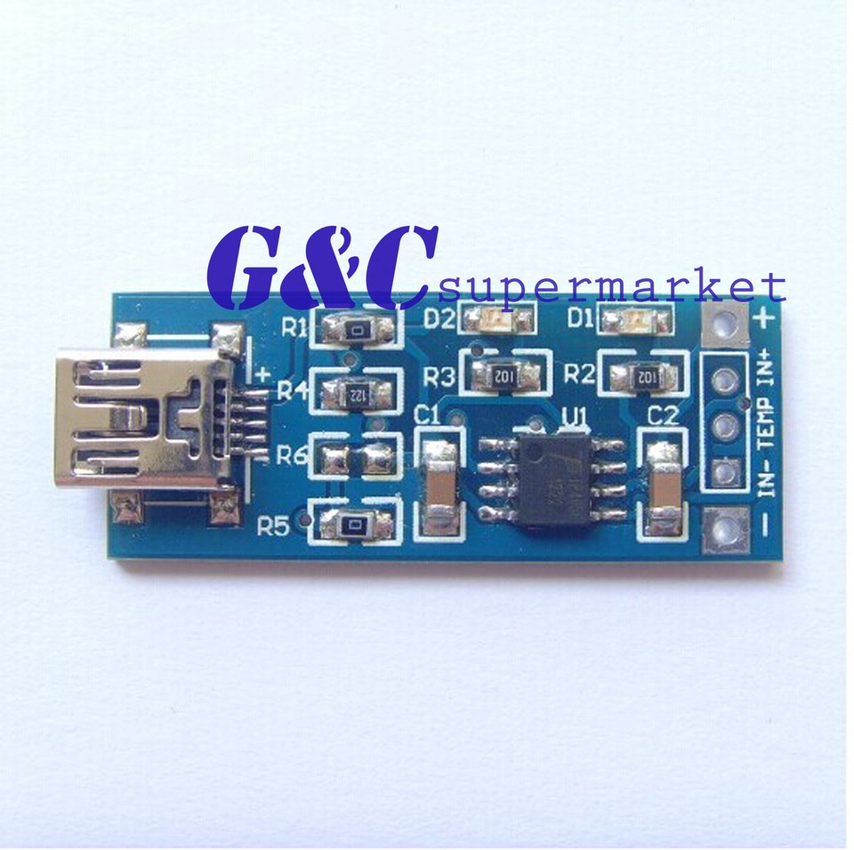 NEW TP4056 5V 1A Lithium Battery Charging Board Charger Module | eBay