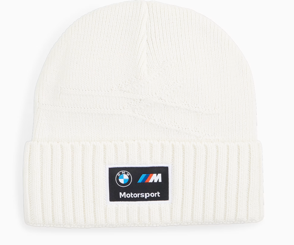 BMW M Motorsport Classic Cuff Men's Beanie White Winter Cap - Puma ...