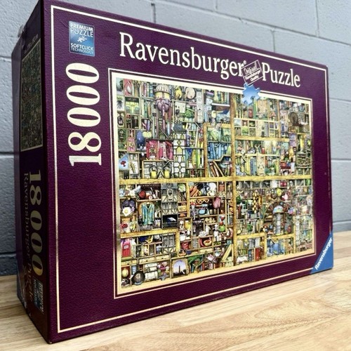 Ravensburger Magical Bookcase Puzzle - 18,000 Piece Jigsaw - Used ...
