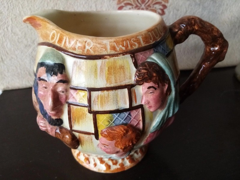 Toby Jug Oliver Twist Character Pitcher Lancaster Sandland Ware Hanley ...