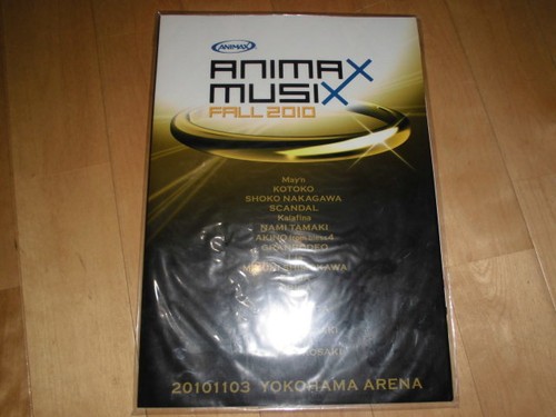 Animax Musix 2010 Brochure, Yokohama Arena, May'n, KOTOKO, SCANDAL, Lia ...