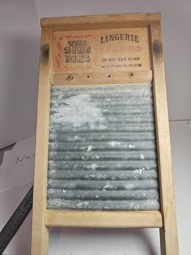 Zing King Washboard Lingerie 18" Laundry Room "Don't Rub Hard Let Board ...