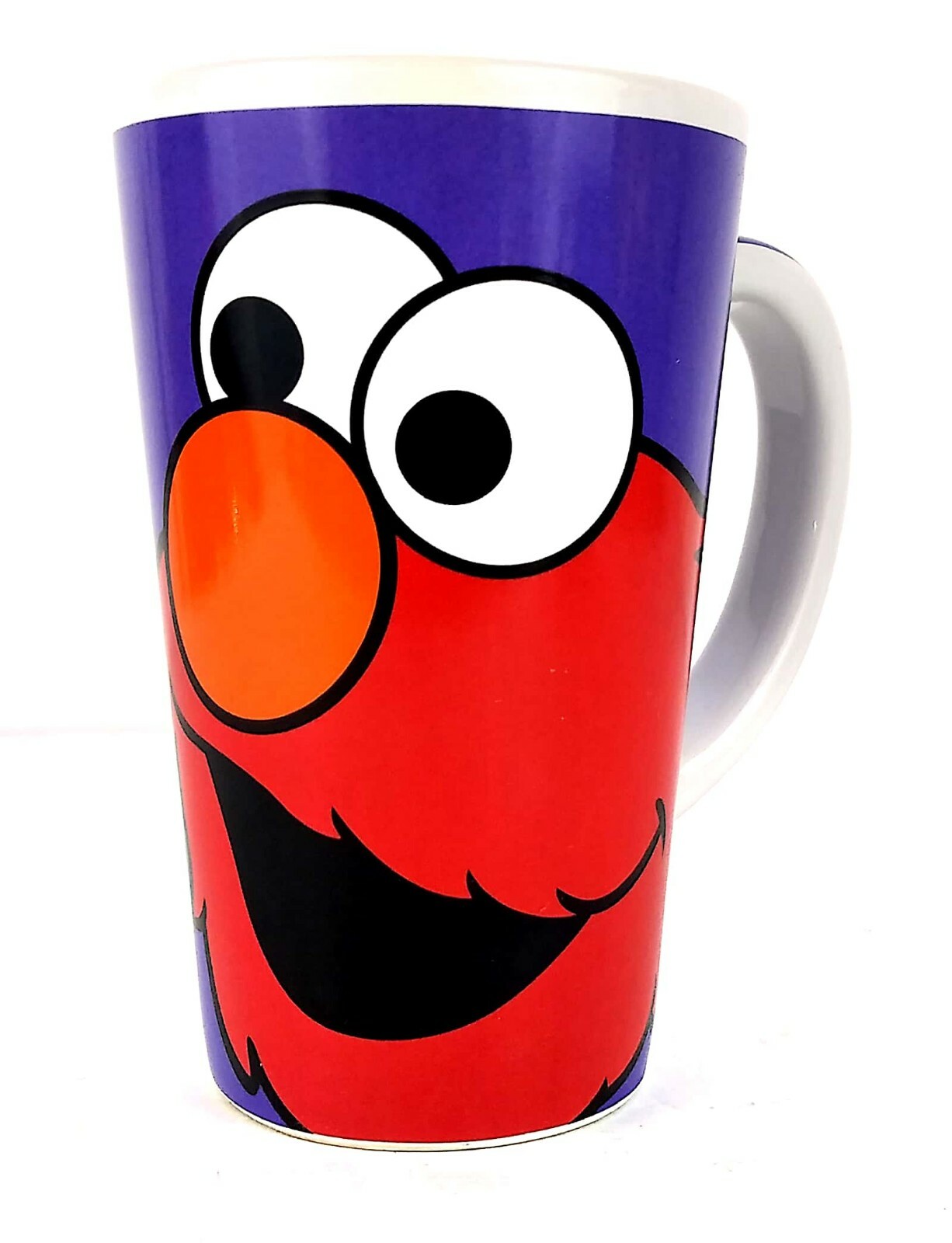 2004 Sesame Street Elmo Large 12oz Coffee Cup Mug Bright And Cheerful 5 ...