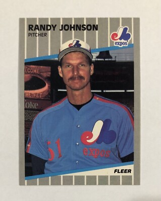 1989 Fleer Randy Johnson #381 Marlboro Sign Error Red Green Ink Lot 4 ...