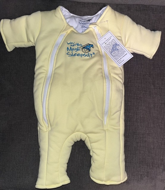 Baby Merlin's Magic Swaddle Sleepsuit Cotton -yellow 3-6 Months E438 ...
