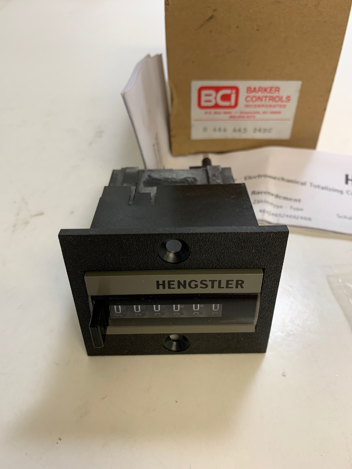 Hengstler Barker Controls 0 464 465 24DC W11 Counter *New~Fast Shipping ...
