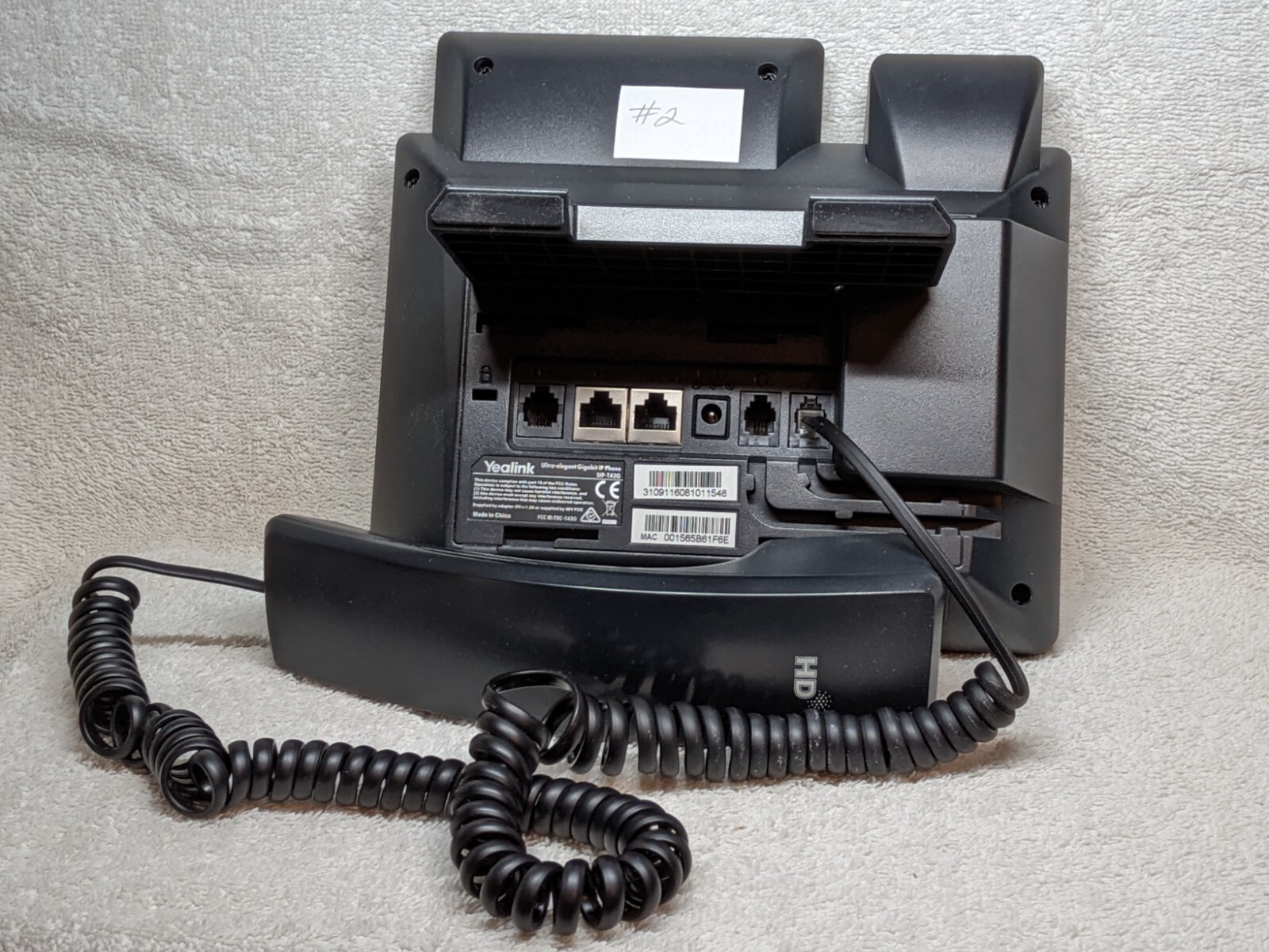 Yealink SIP-T42G Gigabit IP VOIP Phone and Stand Working Ships From USA ...