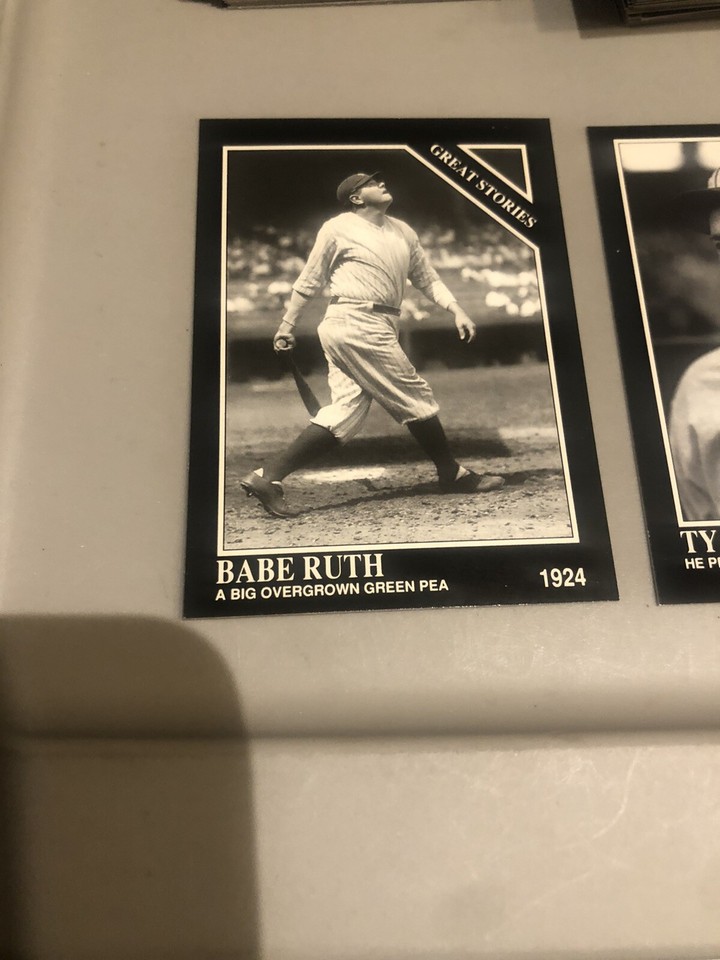 1992 Conlon Collection Baseball Card Set-330 Cards- Ruth-Foxx-Cobb #331 ...