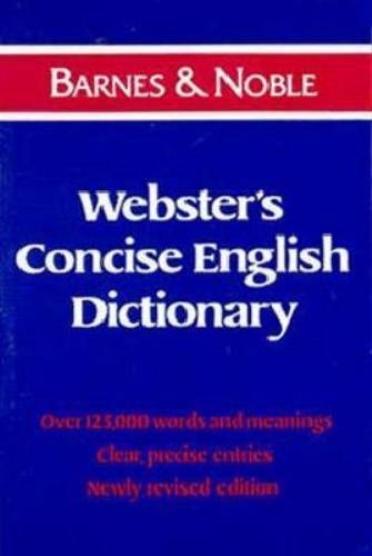 Webster's Concise English Dictionary by Peter Hodgson Collin (1992, Trade... 9780880297738| eBay
