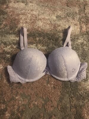 Woman Temptaion Bra Size 34B Lace Push Up Bra Purple | eBay
