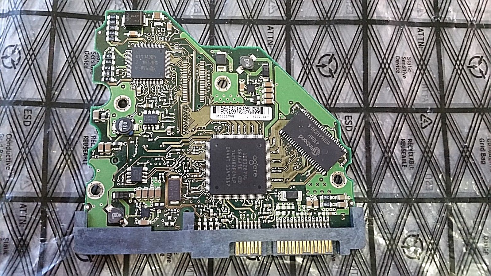 SEAGATE PCB HARD DRIVE LOGIC CONTROLLER BOARD P/N: 1003363210 REV A | eBay
