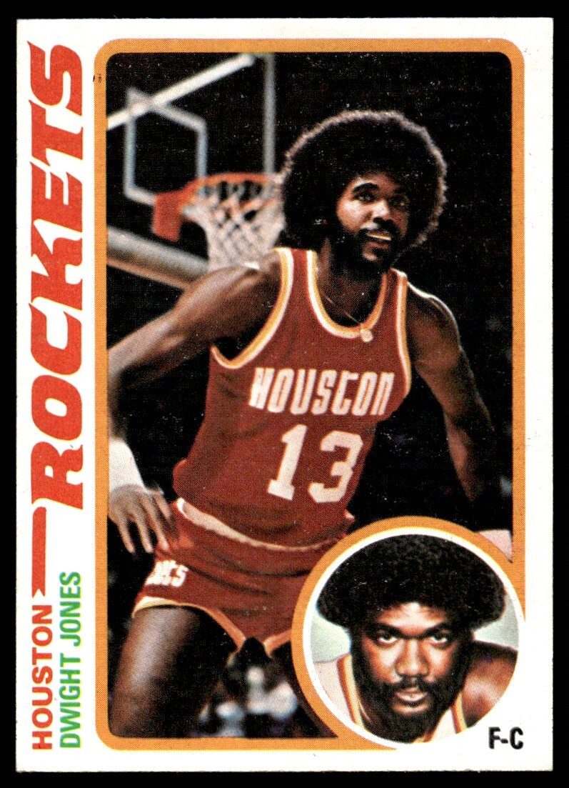 1978-79 Topps Basketball Card Dwight Jones Houston Rockets #84 EX-MT+ ...