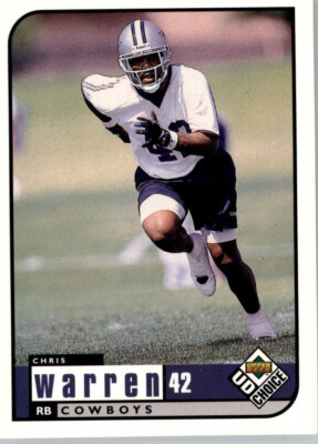 1998 UD Collector's Choice #325 Chris Warren - Dallas Cowboys | eBay