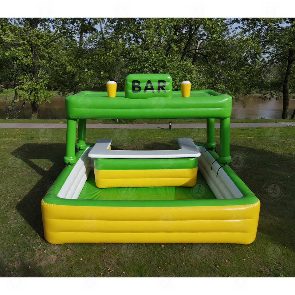 CN Stock Commercial Inflatable Pool Bar Outdoor For Backyard Water ...