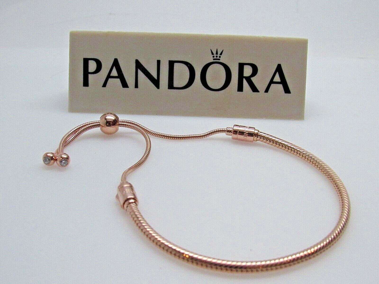 New Pandora ROSE Slider OSFA 11 in 28 CM Bracelet 587125CZ NO BOX | eBay