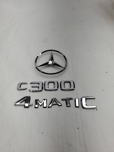 Chrome Replacement S560 Trunk Badge Adhesive Nameplate Decal Chrome ...