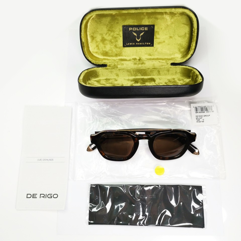 Police Lewis Hamilton F1 Sunglasses Brown Tortoiseshell Gold SPL C47 ...