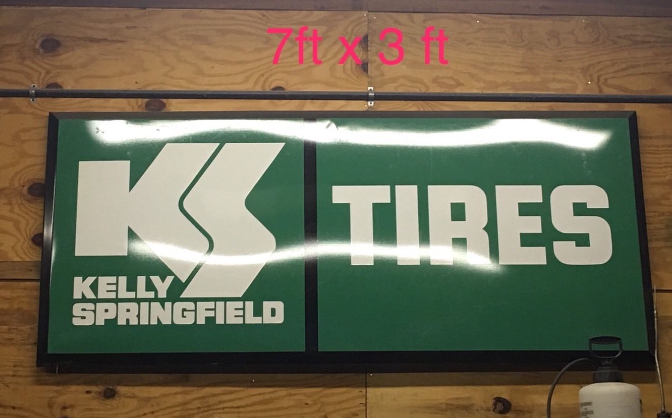 Kelly Springfield Tires Signs | eBay