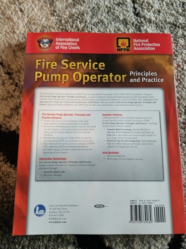 Fire Service Pump Operator : Principles and Practice by Committee ...